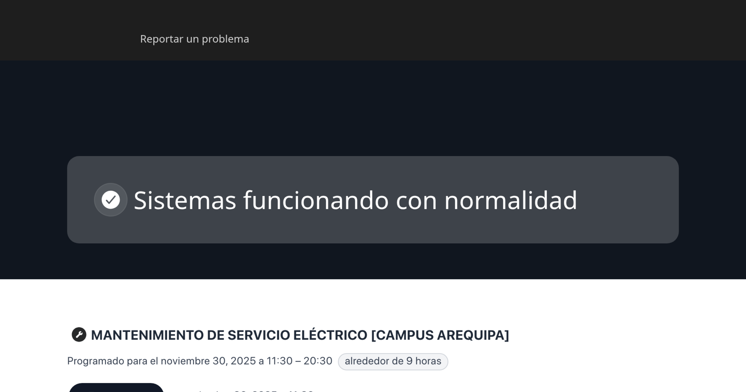 DEGRADACIÓN - OneDrive y SharePoint - Detalles del incidente - UTP Servicios de Tecnología - Status